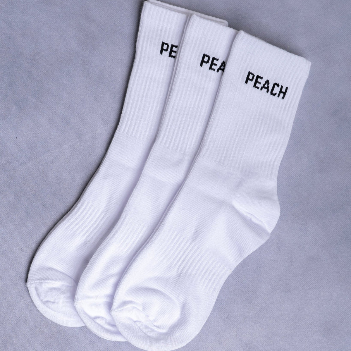 White Training Socks – Peach Tights